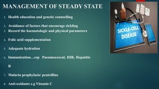 Sickle cell disease in children and management.pptx