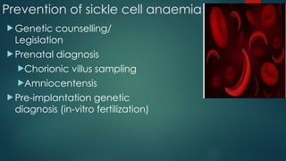 Sickle cell disease in children and management.pptx