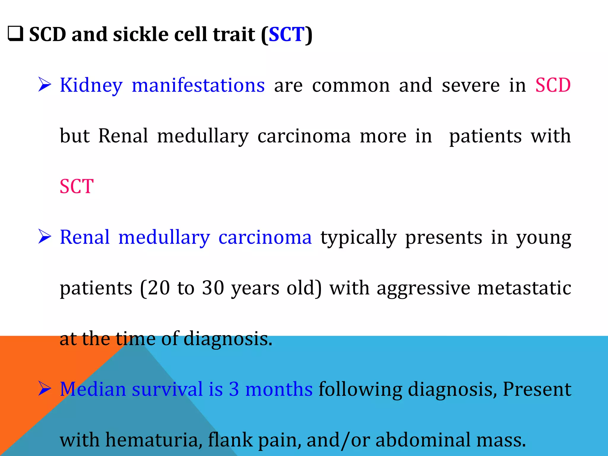 Sickle cell nephropathy SCN | PPTX
