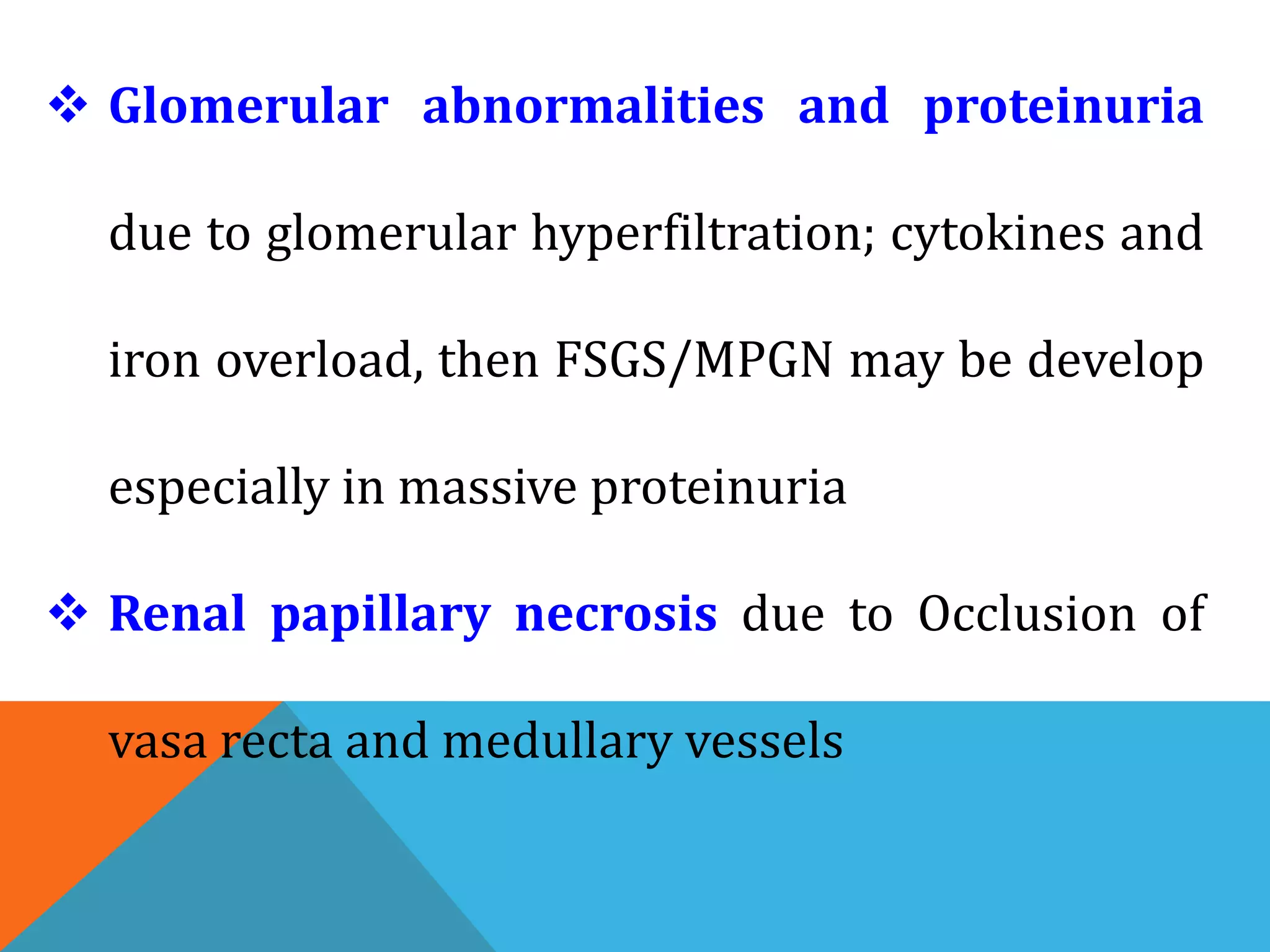 Sickle cell nephropathy SCN | PPTX