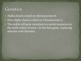 Sickle cell ppt | PPTX