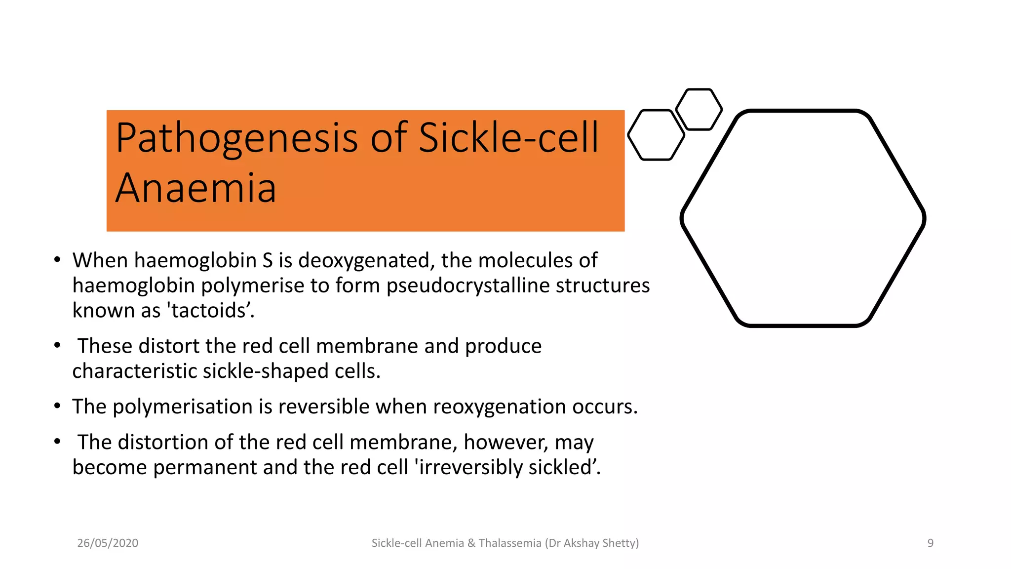Sickle cell Anemia & thalassemia | PPTX