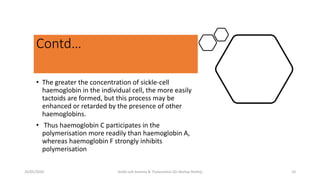 Sickle cell Anemia & thalassemia | PPTX