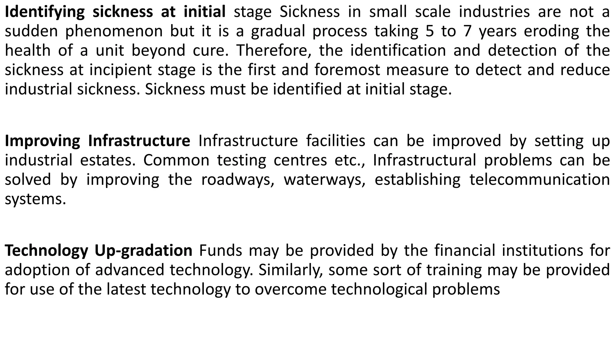SICKNESS IN SMALL INDUSTRIES – REASONS AND REHABILITATION.pptx