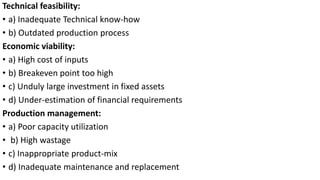 SICKNESS IN SMALL INDUSTRIES – REASONS AND REHABILITATION.pptx