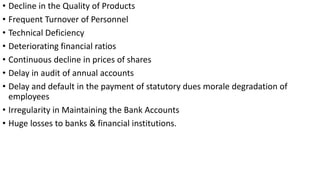 SICKNESS IN SMALL INDUSTRIES – REASONS AND REHABILITATION.pptx