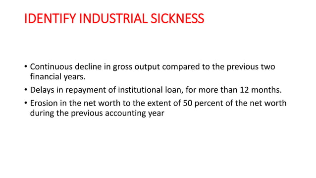 SICKNESS IN SMALL INDUSTRIES – REASONS AND REHABILITATION.pptx