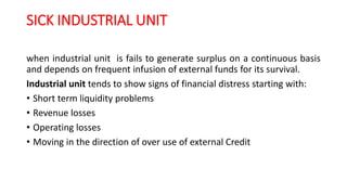 SICKNESS IN SMALL INDUSTRIES – REASONS AND REHABILITATION.pptx