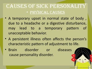 Sick personality | PPT