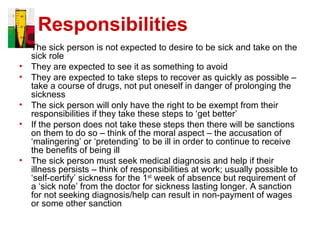 Sickrolelesson2 | PPT