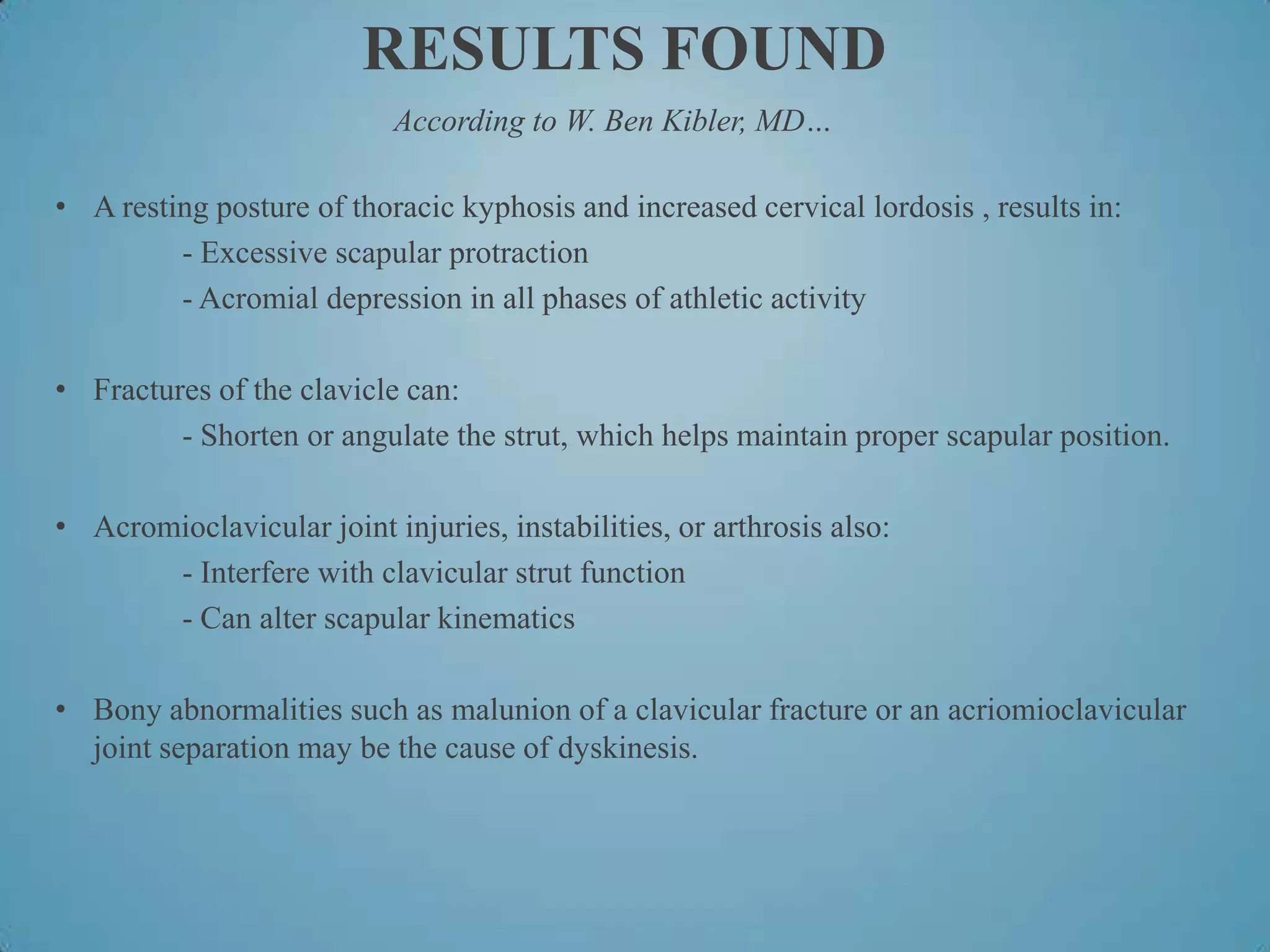 S.I.C.K. Scapula with Clavicle Fractures Case Study Presentation (2013 ...