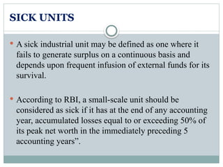 sick unit.pptx . explanation on sick unit | PPT