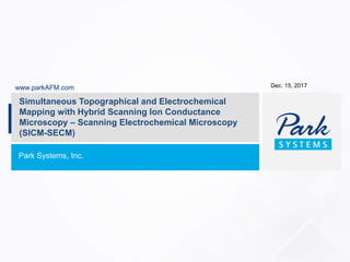 Park Systems SICM SECM presentation | PPTX