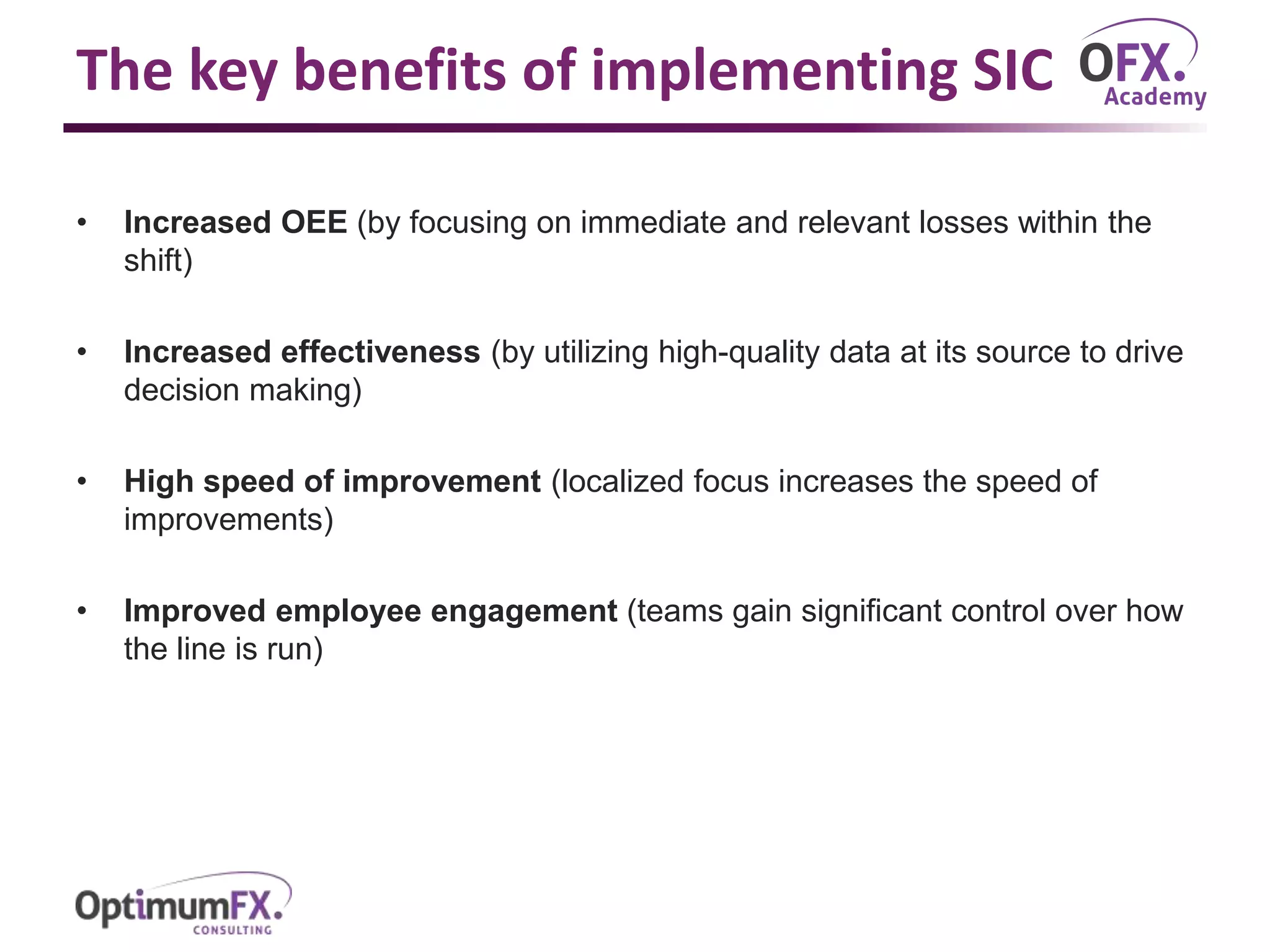 SIC (Short Interval Control) Methodology | PPTX