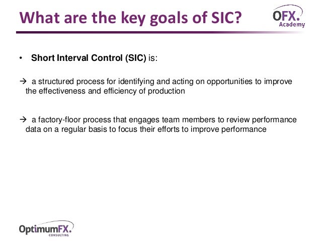 Sic Short Interval Control Methodology 