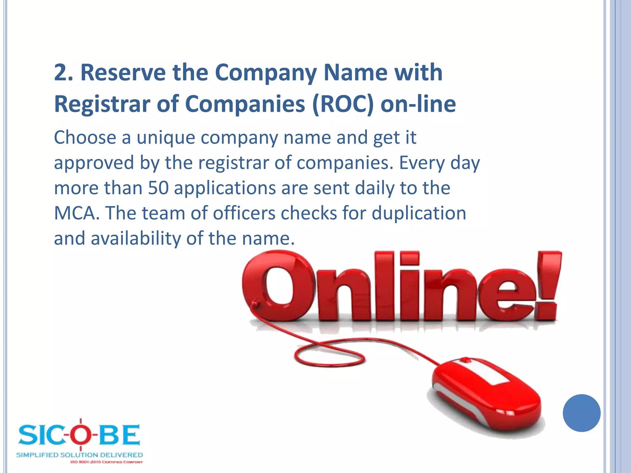 How to Register a New Company in India? | PPT