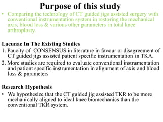 Patient Specific Instrumentation in TKR | PPTX