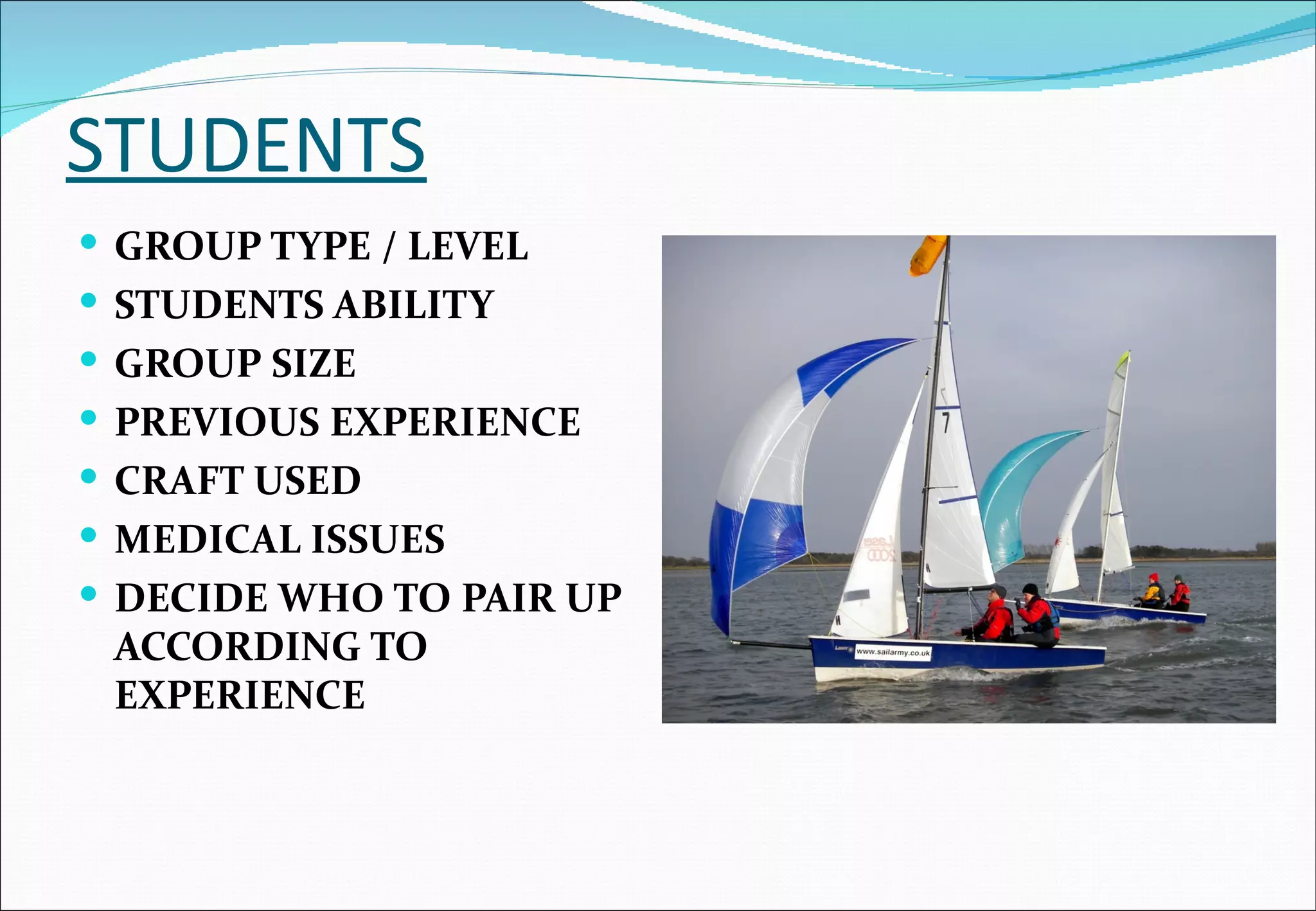 Planning a Day Sail | PPT