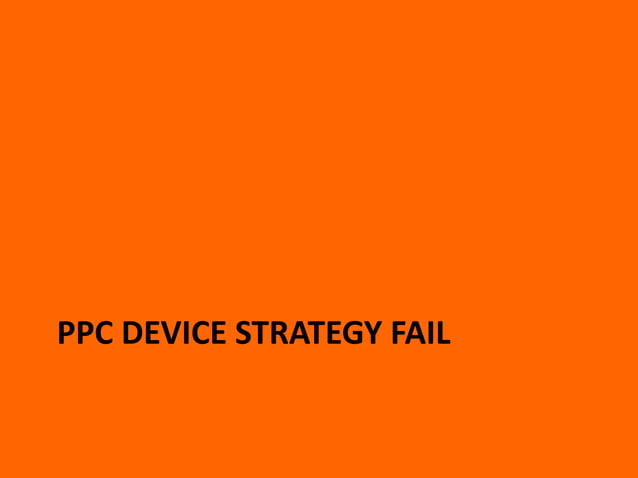 Top 5 PPC Fails | PPT