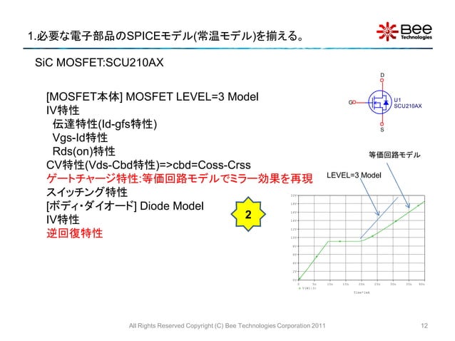 SiC MOSFET+SBD Simulation using LTspice | PDF