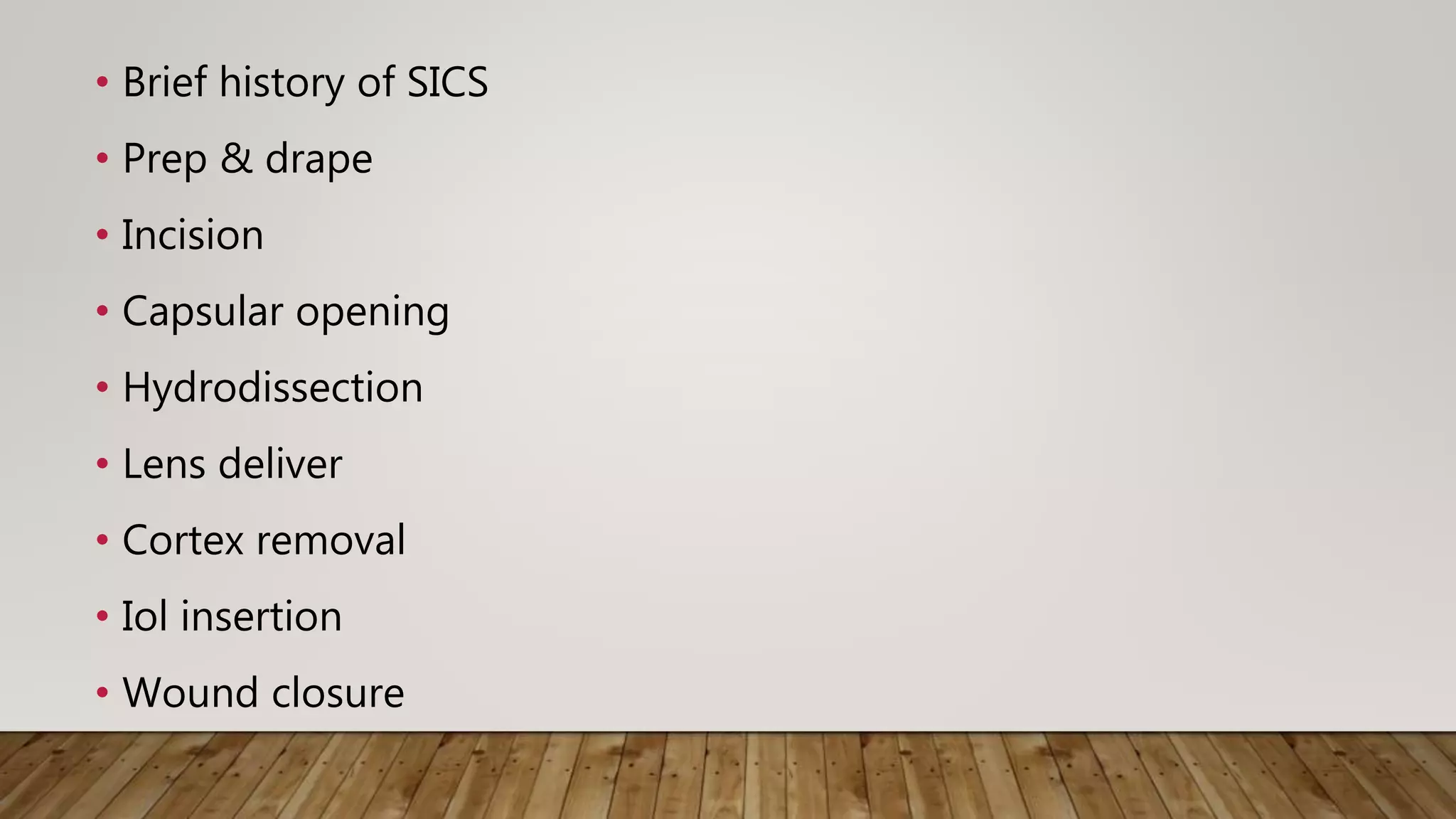 Sics steps | PPTX