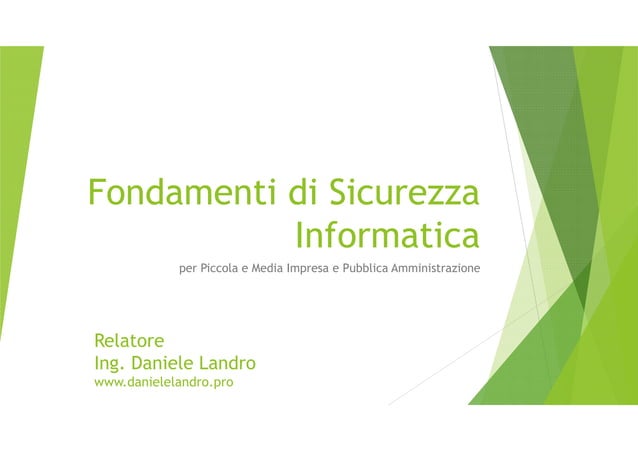 Fondamenti di Sicurezza Informatica | PDF
