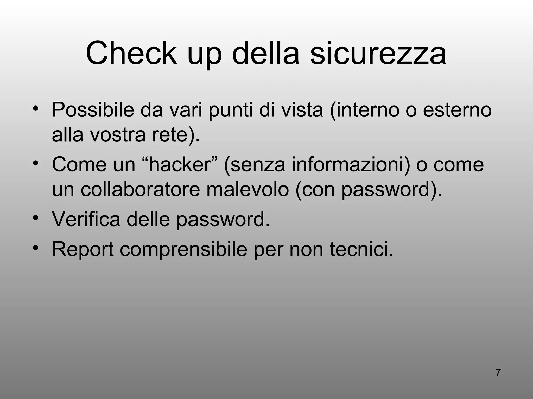 Sicurezza informatica | PPT