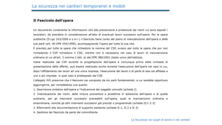 Testo unico della Sicurezza sul lavoro 81/2008 | PPTX