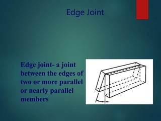 PPT ON TYPES OF WELDING JOINTS | PPT