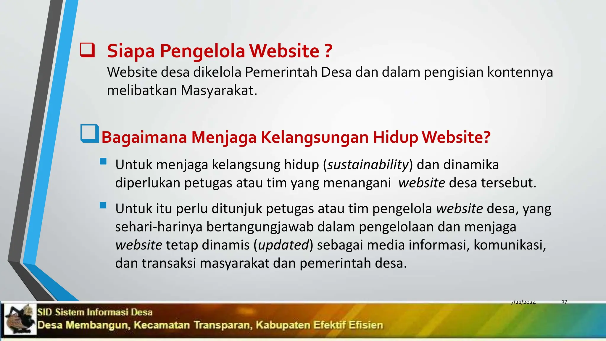 Sistem Informasi Desa dan Pengelolaan Website Desa.pptx