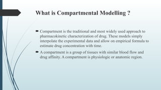 Pharmacokinetics and Compartmental modelling.pptx