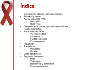 SIDA Y VIH | PPTX