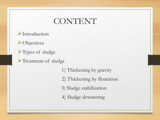 Treatment And Disposal Of Sludge | PPT