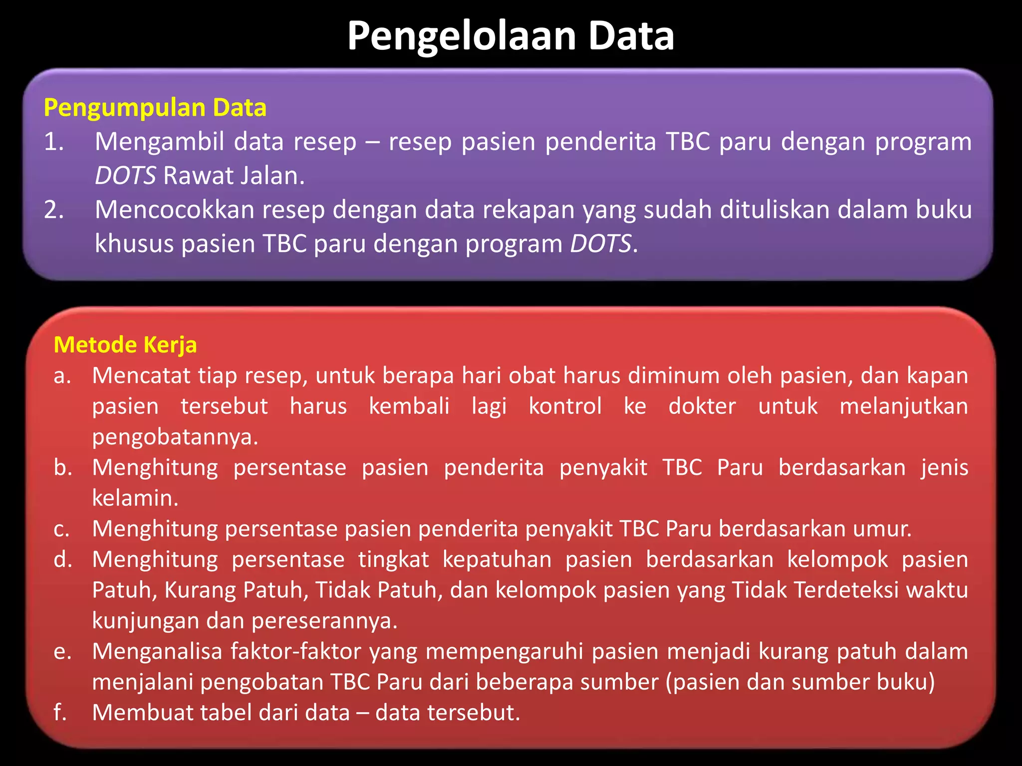 Tuberkulosis (TBC) dengan program DOTS | PPTX