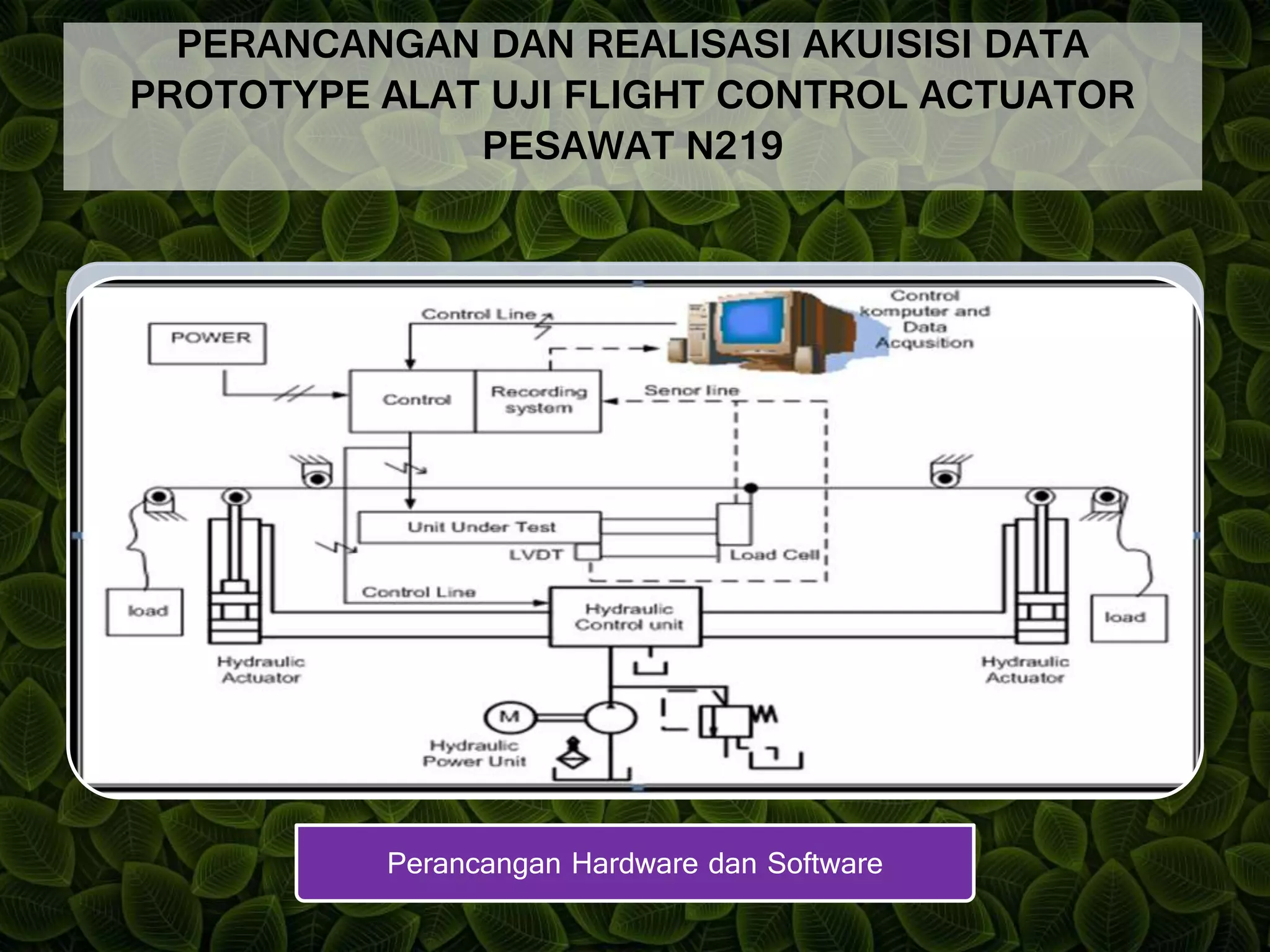 data acquisition flight control actuator benchmark using Labview | PPT