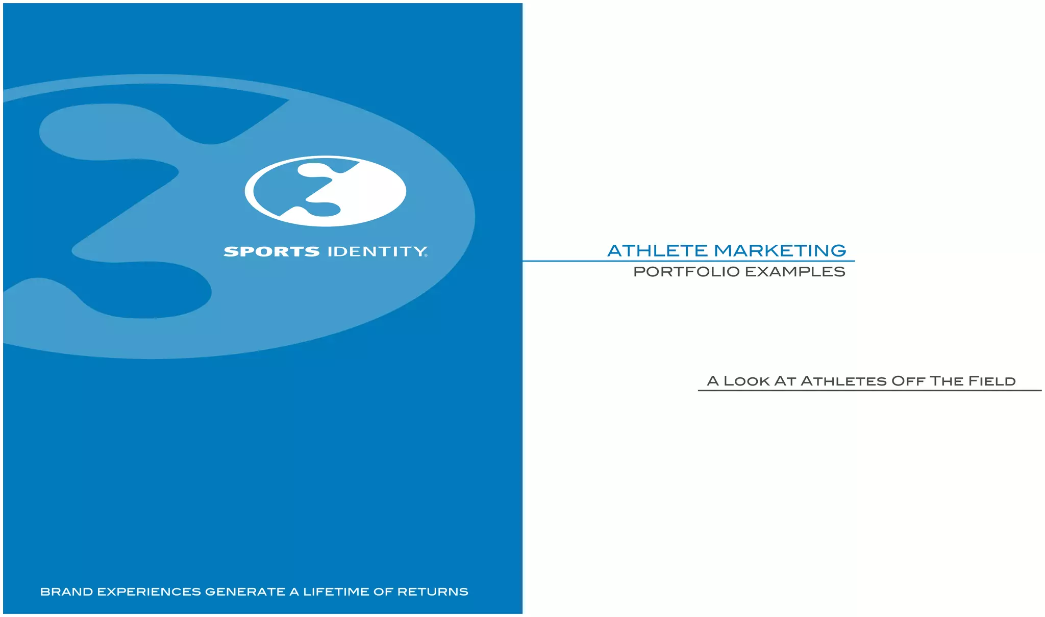Sports Identity - Athletes off the Field | PDF