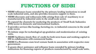SIDBI, Banking in India, Amity University Jharkhand , Business ...