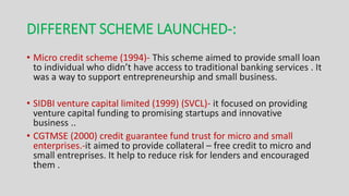 SMALL INDUSTRIES DEVELOPMENT BANK OF INDIA PPT | PPT