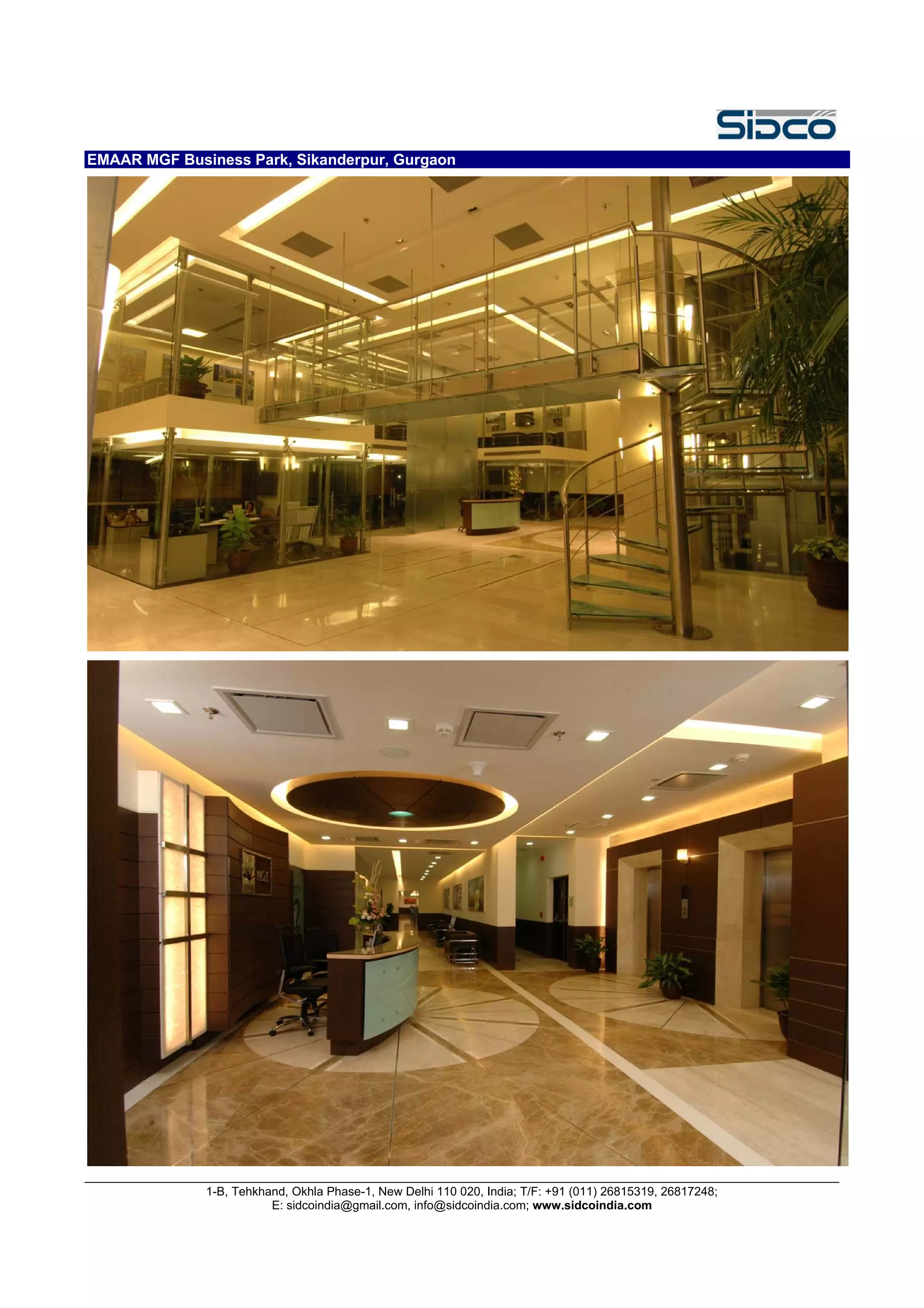 SIDCO: Selected Project Photographs | PDF