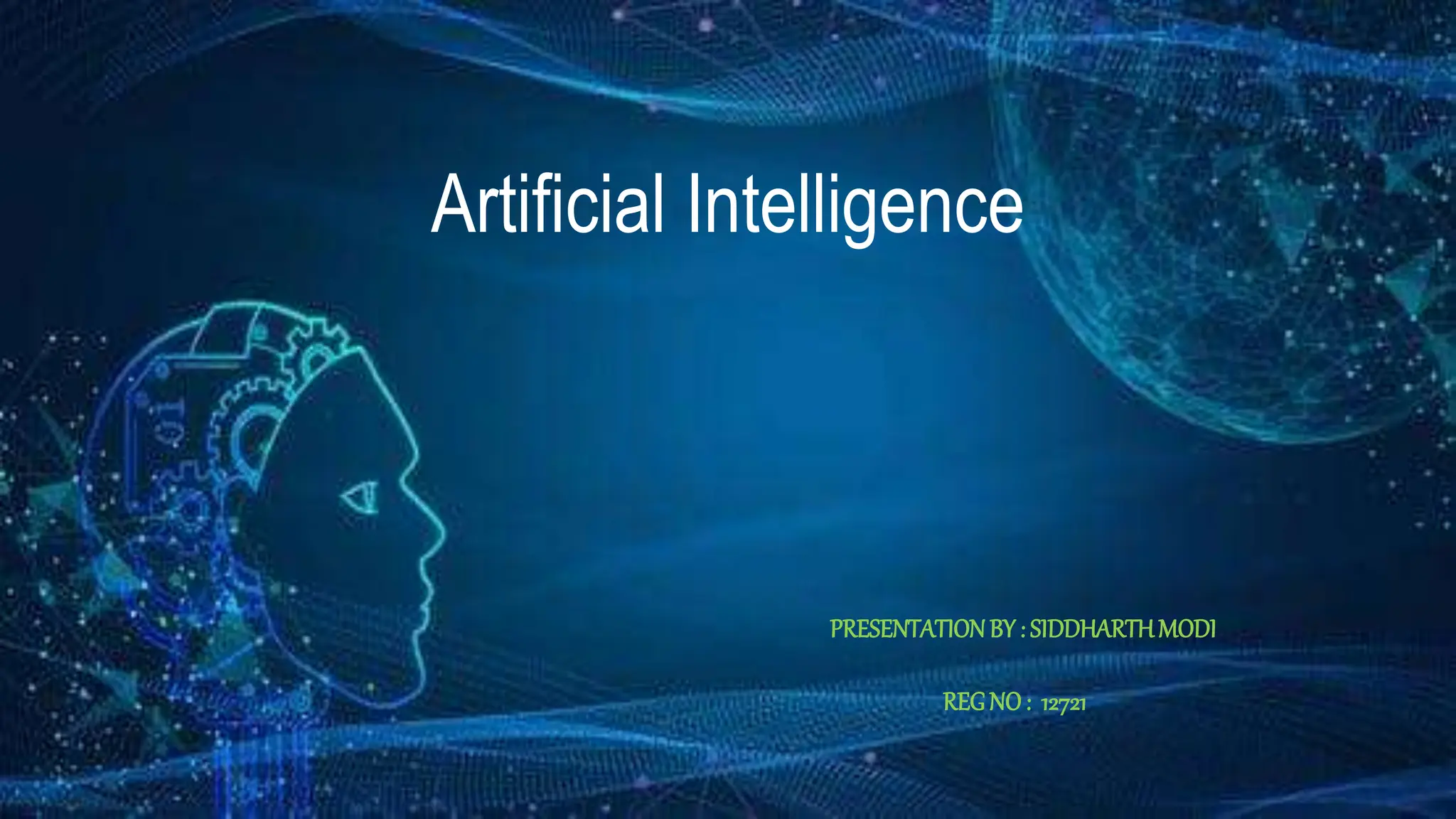 Artificial intelligence presentation #AI | PPT