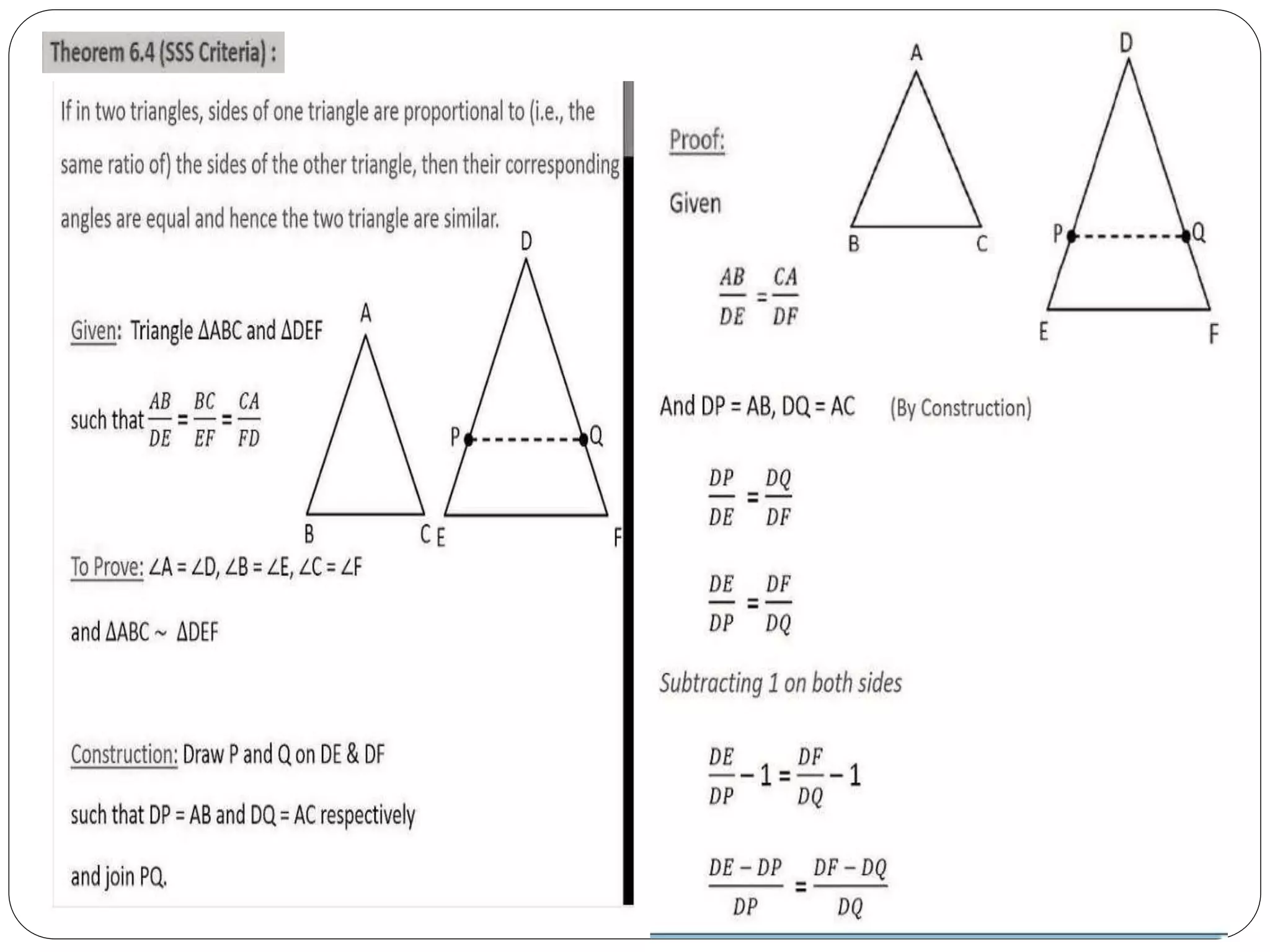 Chapter 6, triangles For Grade -10 | PPTX