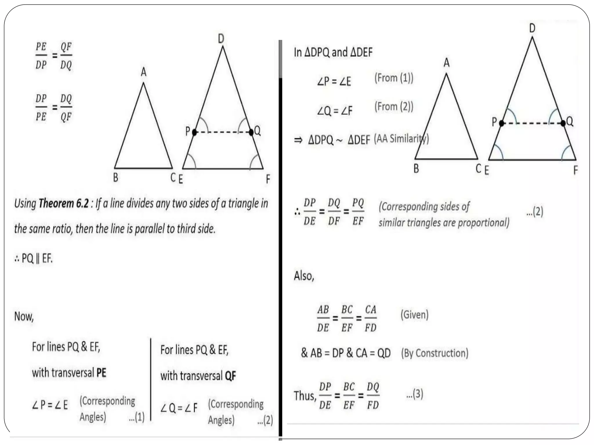 Chapter 6, triangles For Grade -10 | PPTX