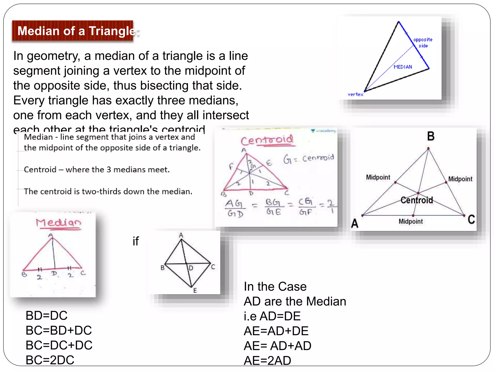 Chapter 6, triangles For Grade -10 | PPTX