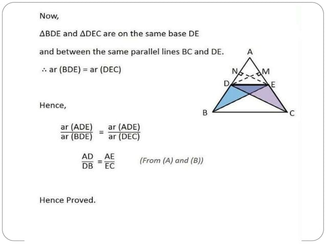 Chapter 6, triangles For Grade -10 | PPTX