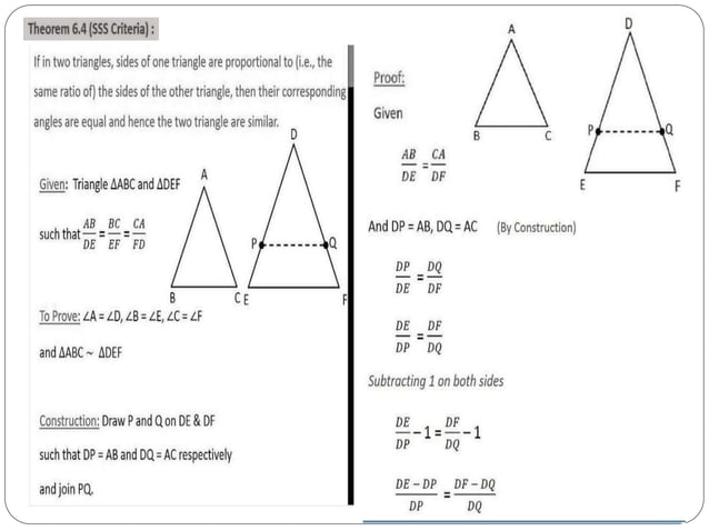 Chapter 6, triangles For Grade -10 | PPTX