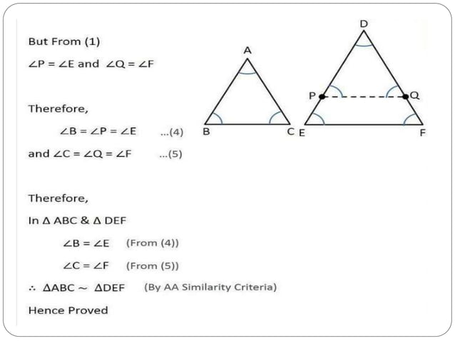Chapter 6, triangles For Grade -10 | PPTX