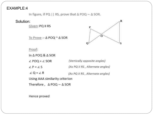 Chapter 6, triangles For Grade -10 | PPTX
