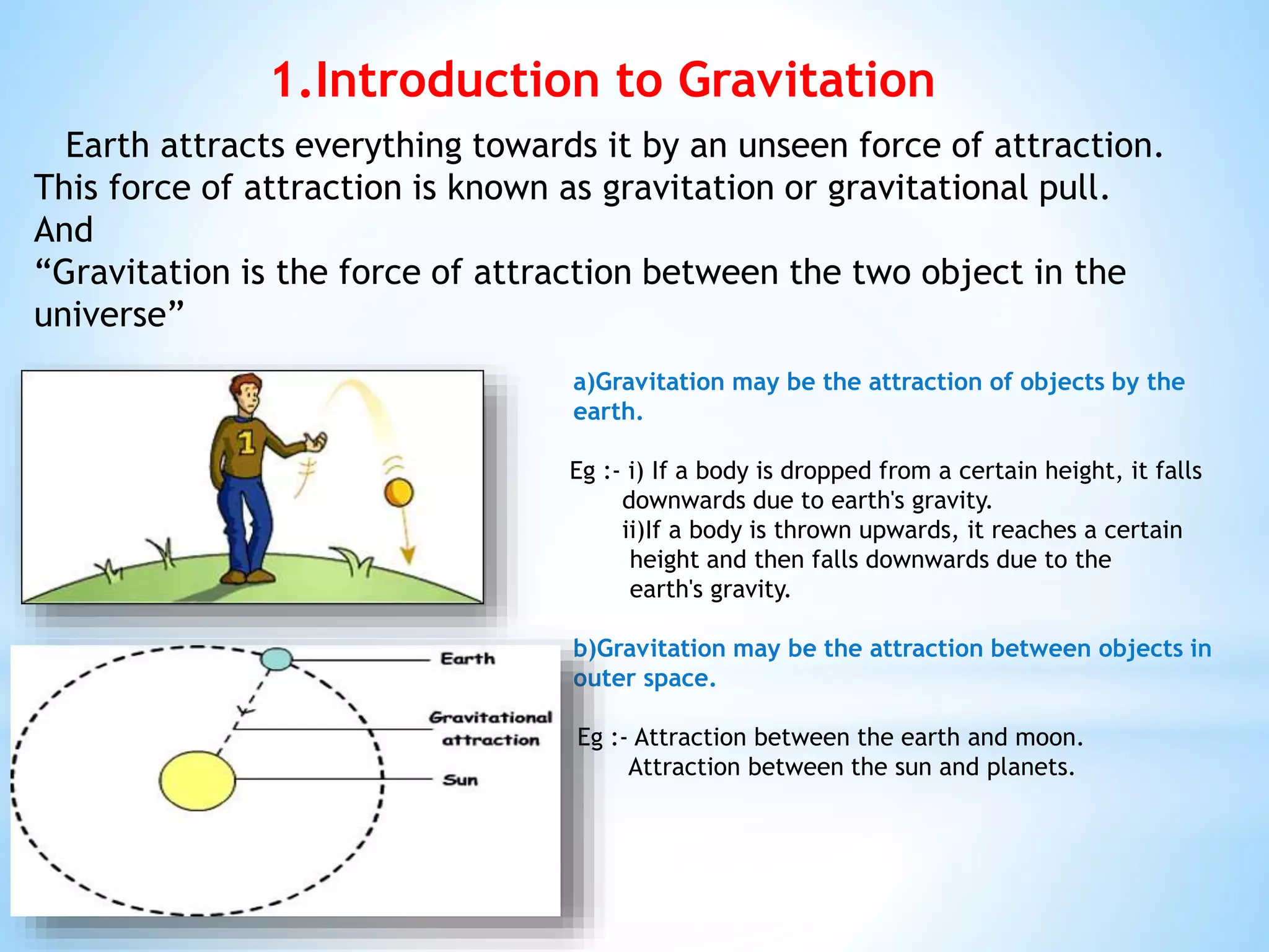 Chapter-10, Gravitation | PPTX
