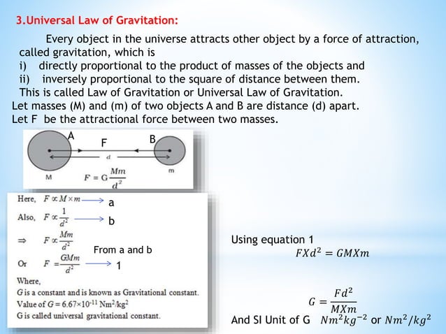 Chapter-10, Gravitation | PPTX