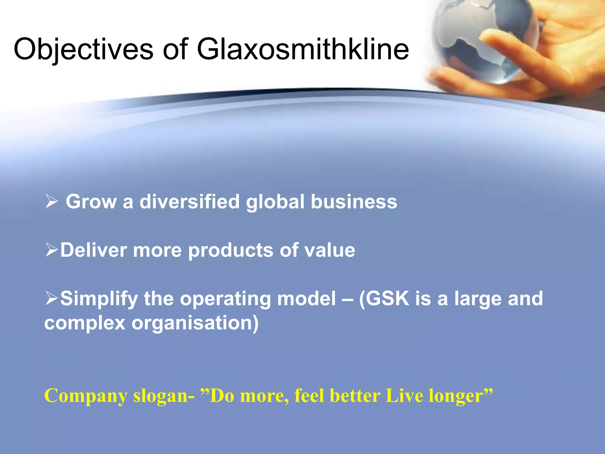 Glaxosmithkline portfolio | PPTX